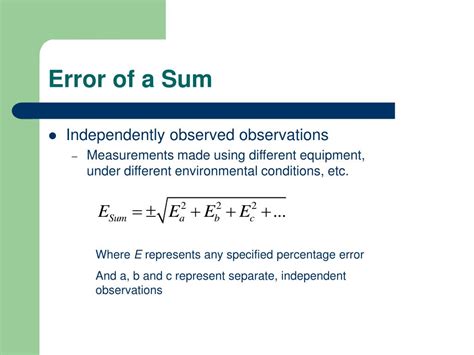 Ppt Theory Of Errors In Observations Powerpoint Presentation Free