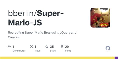 GitHub Bberlin Super Mario JS Recreating Super Mario Bros Using JQuery And Canvas
