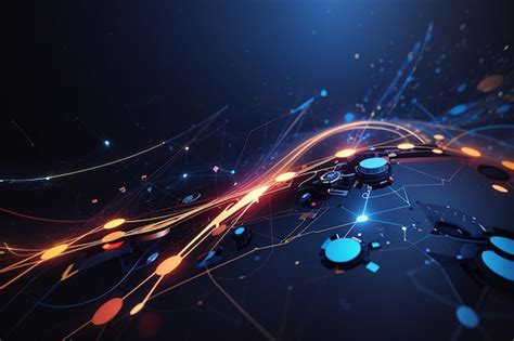 Premium Photo Abstract Technology Background Hi Tech Communication