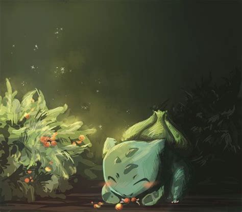 28 Lovely Bulbasaur Illustration Artworks Vine Whip Pokemon Rayquaza
