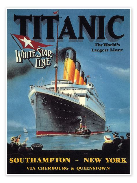 Poster Van Het Titanic Schip