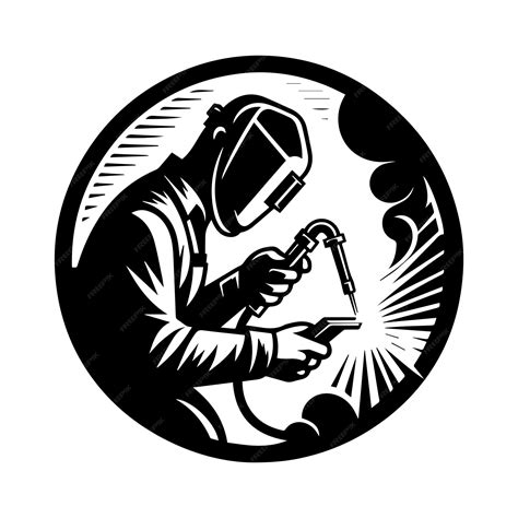 Premium Vector Welding Man Logo Design Welding Man Vector Illustration