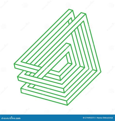 Impossible Optical Illusion Shape Op Art Object Impossible Figures Line Art Unreal Geometric