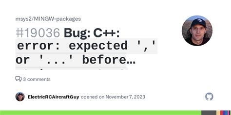 Bug C `error Expected Or Before String Constant` Before