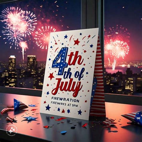 Poster For The Independence Day Premium Ai Generated Image