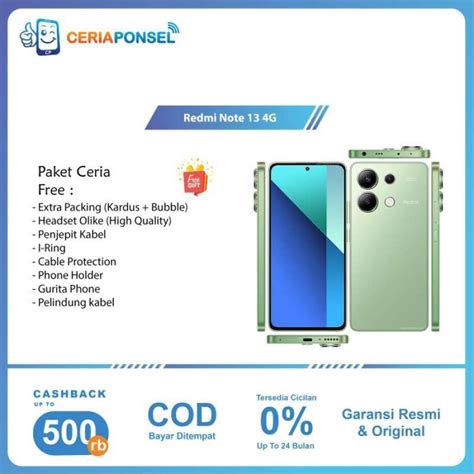 Promo Xiaomi Redmi Note G Gb Gb Snapdragon Mp Garansi Resmi Repack Diskon
