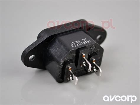 Furutech Ac Inlet R Power Iec Input Rhodium Plated Accessories Built In Sockets Iec