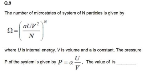 [solved] the number of microstates of system of n solutioninn