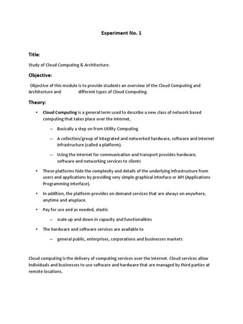 Cloud Computing Lab Manual Pdf Pdf Software As A Service Cloud