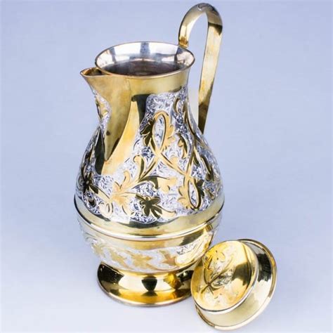 Серебряный кувшин с позолотой. 875* Цена от 130500 руб.!