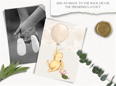 Winnie The Pooh Invitations Classic Winnie The Pooh Digital Download