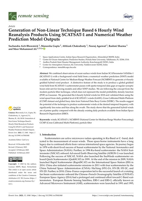 pdf generation of non linear technique based 6 hourly wind reanalysis