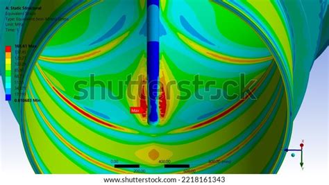 Static Structural Analysis Carried On D Stock Illustration Shutterstock