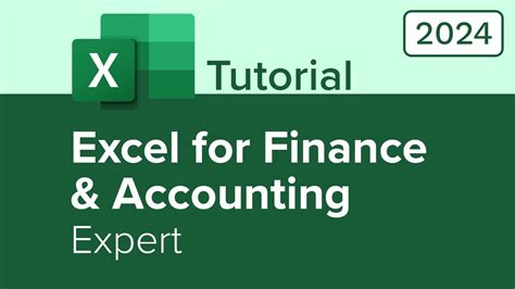 Excel For Finance And Accounting Expert Tutorial Youtube