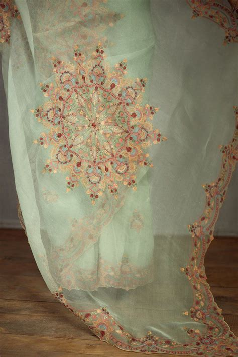 Pair It With Blouse Champa Makhmal Ahalya Choli Description Organza Velvet Colour Aqua