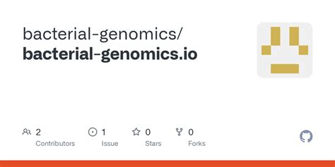 Github Bacterial Genomicsbacterial