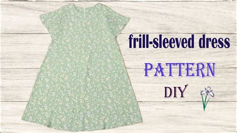 프릴소매 원피스 패턴입니다 This Is A Frill Sleeved Dress Pattern Youtube