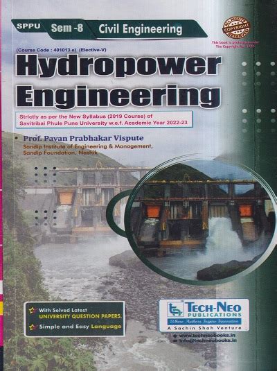 Hydropower Engineering Civil Engg Sem 8 Sppu Prof Pavan Prabhakar