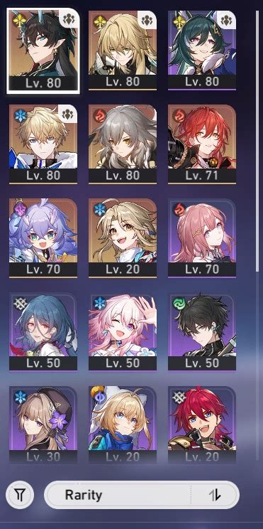 E2s1 Dan Heng Luocha Gepard Baailu Himeko Yanqing Honkai Star