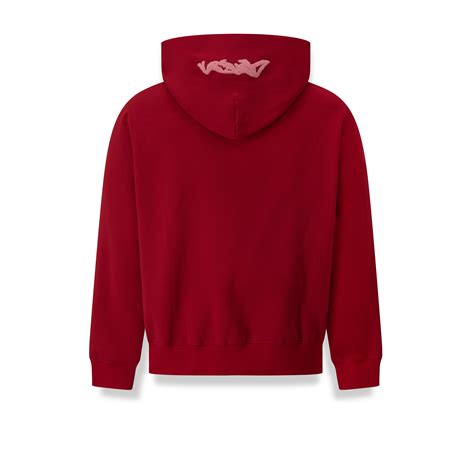 Heavyweight Chenille Hoodie Cherry Curated By Muse