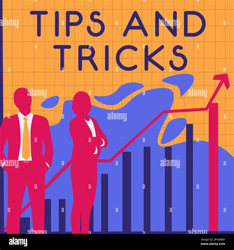 Conceptual Display Tips And Tricks Internet Concept Helpful Advices