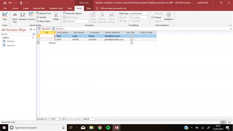 Excel Ms Access Automatically Updating Data Based On Another Table
