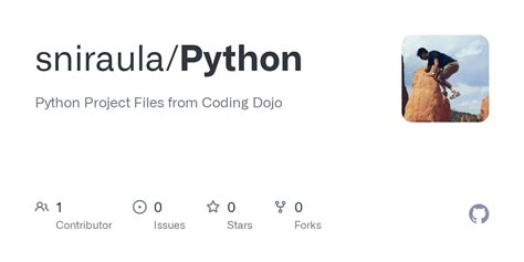Github Sniraula Python Python Project Files From Coding Dojo