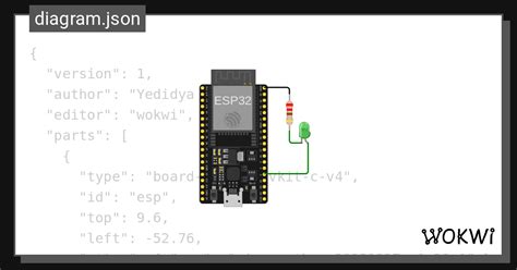 Led Control Esp32wifimqtt Wokwi Esp32 Stm32 Arduino Simulator