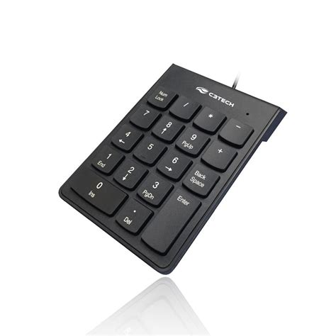 Teclado Usb Númerico Usb Kn 10bk Preto C3tech Reciclashop