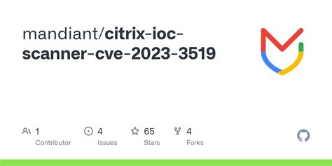 GitHub Mandiant Citrix Ioc Scanner Cve
