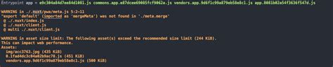 Meta Merge Js File Error Issue Nuxt Community Pwa Module GitHub