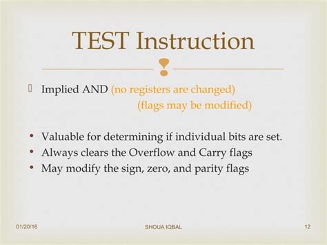 Boolean And Comparison Instructions Ppt
