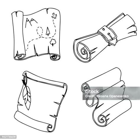 고대 종이 양피지 두루마리 고대 원고 작성된 고대 문서 편지 메시지 페이지 양피지 또는 종교 기도 역사적인 찢어진 종이 벡터 일러스트 레이 션 0명에 대한 스톡 벡터 아트