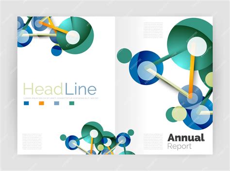 Premium Vector Geometric Molecule Abstract Background Vector