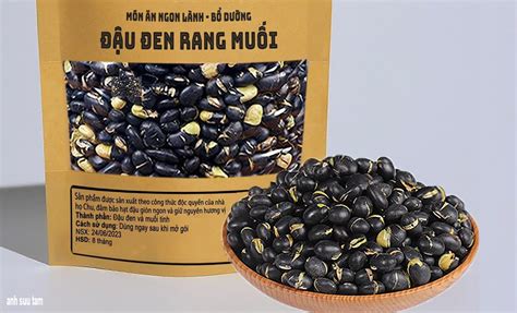 Đậu Đen Xanh Lòng Rang Muối Healthy Food Thực phẩm Quốc Huy