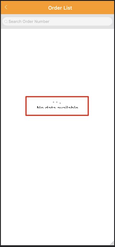 Bug 2874 【h5端下单 订单列表】页面无数据时，下拉页面会出现样式问题 物流管理系统 禅道