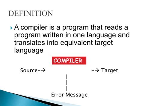 Compilers Pptx Programming Languages Computing