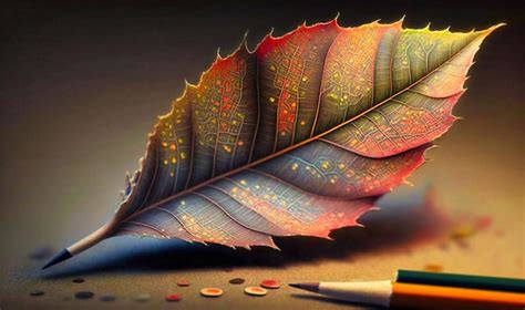 Premium Photo Drawing Nature39s Details In Every Stroke