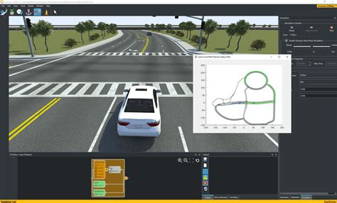 Lane Level Path Planning With RoadRunner Scenario MATLAB Simulink