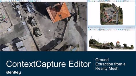 contextcapture editor ground extraction from a reality mesh youtube