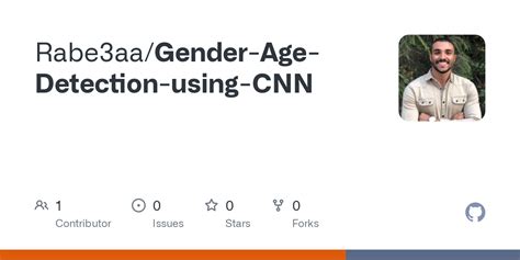 github rabe3aa gender age detection using cnn