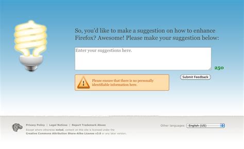 Firefox Input 2 1 With Idea Submission Mozilla Web Development