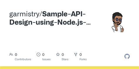 GitHub Garmistry Sample API Design Using Node Js And AWS