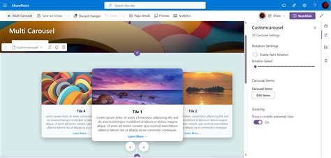 Sharepoint Multi Carousel Spfx Webpart Sharepoint Library