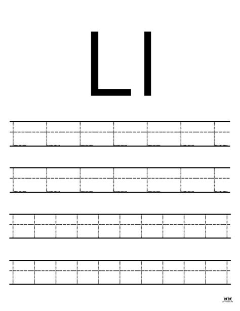 Letter L Worksheets 50 Free Printables Printabulk