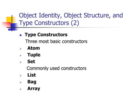 Type Constructor Pptx Databases Computer Software And Applications