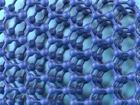 Graphene Sheets Illustration Stock Image C051 1165 Science Photo
