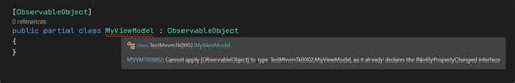 Mvvmtk0033 Or Another Analyzer Should Issue A Warning If You Inherit