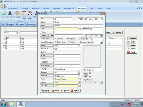 TUTORIAL Cara Input Data Guru Pada Software Sekolah GRATIS Asligratis Com
