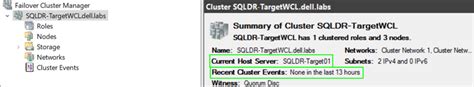 Windows Failover Cluster Requirements Microsoft Sql Server Disaster